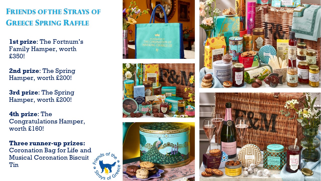 Spring Raffle April 2023 - Friends of the Strays of Greece